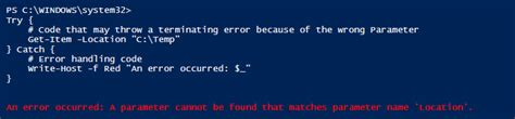 How To Use Powershell Try Catch To Handle Errors Sharepoint Diary