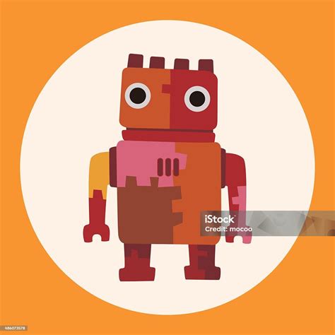 Robot Theme Elements Stock Illustration Download Image Now 2015