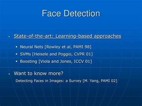 Ppt Real Time Detection Alignment And Recognition Of Human Faces