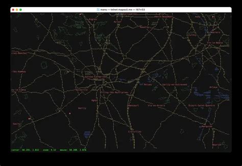 Mapscii Explorez Le Monde En Ascii Depuis Votre Terminal Outils Dev Le Site De Korben