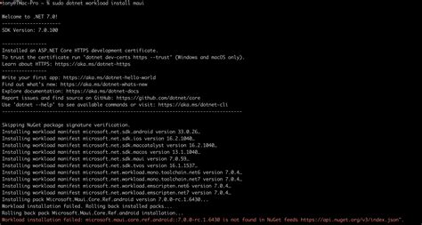 Visual Studio Mac Build Doesn T List Maui Templates Issue Dotnet Maui