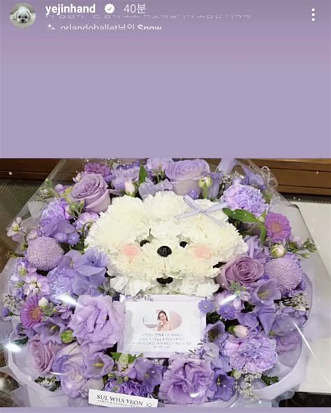 설화연 플라워 연예인서포트 강남꽃집 논현동꽃집 𝓢𝓾𝓵𝔀𝓱𝓪𝔂𝓮𝓸𝓷 𝓹𝓪𝓻𝓽𝔂 And 𝓯𝓵𝓸𝔀𝓮𝓻 배우 손예진 님께 전해드린 플로랄펫꽃바구니 와 서포트선물포장 입니다