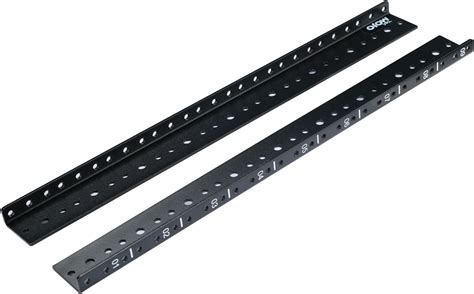 Amazon Com Tecmojo Vertical Server Rack Rail Pair Kit DIY Rack Rails Kit 12 24 Screws X48