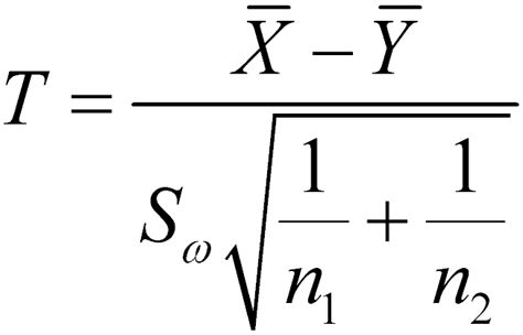 二正态总体方差相同但未知对均值差作假设检验 在线计算工具 在线计算 在线计算器 计算器在线计算
