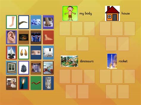 Identifying The Parts Of A Whole Sort The Parts Group Sort