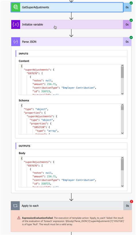 Solved Issues With Parse Json Function Power Platform Community