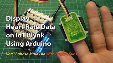 Monitoring Heart Rate Data On Iot Blynk App Using Arduino Bm Youtube