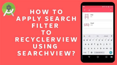 Android Recyclerview Search How To Apply Search To Adapter Using Searchview In Android Studio