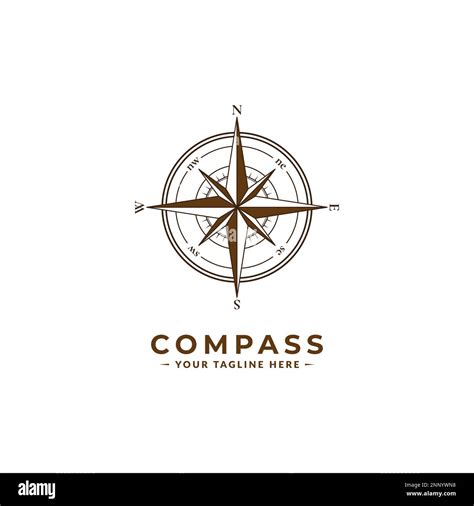 Vintage Compass Logo Icon Symbol Stock Vector Image And Art Alamy