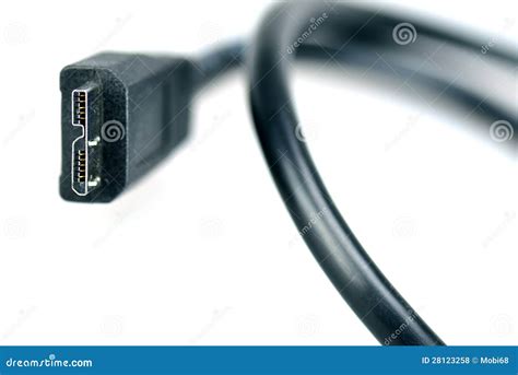 USB 3 0 Micro B Plug Stock Photo Image Of Transfer Cable 28123258