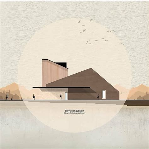 Arch Inked On Instagram • Elevation • ° Illustration By Elham Fallah Via Arcwarium