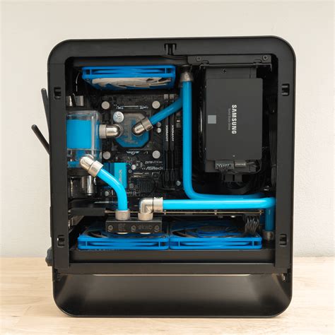 Watercooled Mini Itx In The Case I Designed R Watercooling