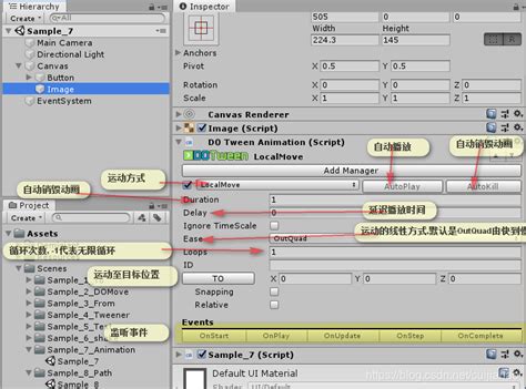 Dotween Dotweenanimation动画的组件可视化创建方式 Csdn博客