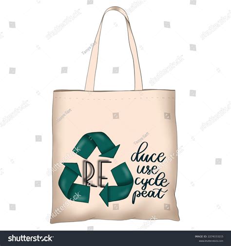 Reduce Reuse Recycle Repeat Hand Drawn Stock Illustration Shutterstock