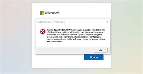 Fix Bad Image Error Status 0xc000012f ErrorTools