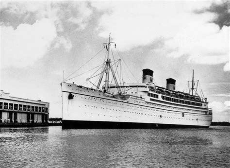 1933 An Ocean Liner Begins Her Maiden Voyage In New York City