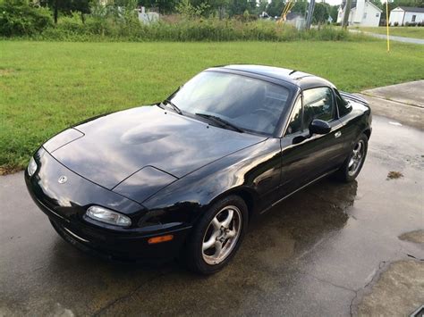1994 Mazda Miata Black R Pkg Hardtop Dbl Adj Bilsteins 34k
