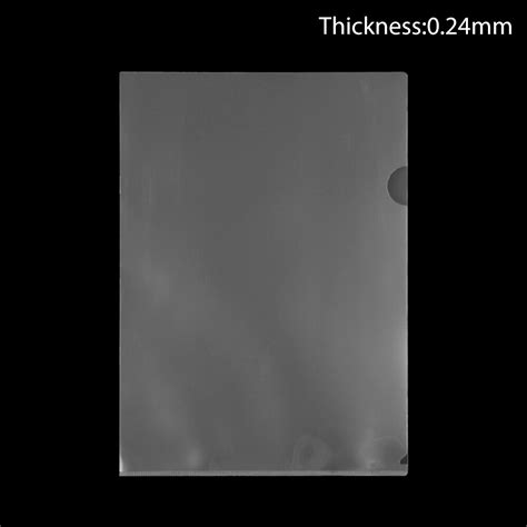 3Pcs Lot A4 Transparent L Folder Document Pocket F Vicedeal