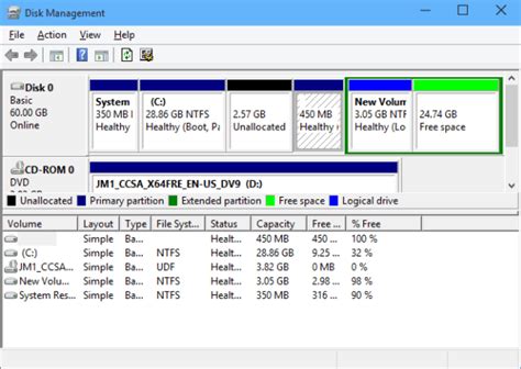Cách Thay đổi Chế độ Xem Disk Management Trên Windows 10