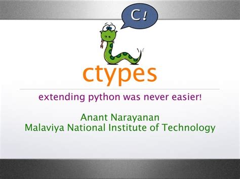 Extending Python With Ctypes Ppt