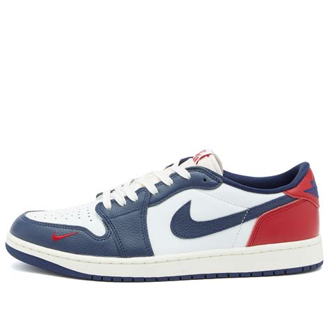 Air Jordan 1 Retro Low Og Sneaker Gym Red, Midnight Navy & Sail | END. (KR)