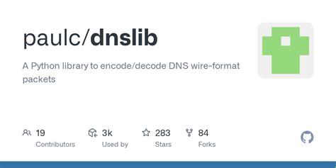 Github Paulcdnslib A Python Library To Encodedecode Dns Wire Format Packets