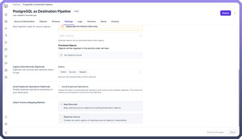 Postgresql As Destination Unifyapps
