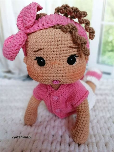 Кукла вязаная девочка пупс в интернет магазине на Ярмарке Мастеров Амигуруми куклы и игрушки