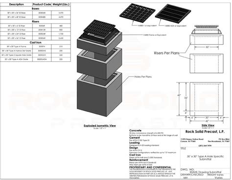 Rock Solid Precast L P Quality Precast Products Type A Inlet