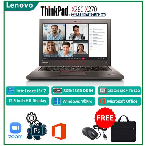 Jual Lenovo Thinkpad X270 I7 Gen 7 Ram 16gb 512 Ssd Windows 10 Shopee Indonesia