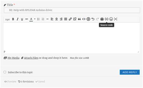 Help With Rplidar Arduino Driver Help Wanted Dronebot Workshop Forums