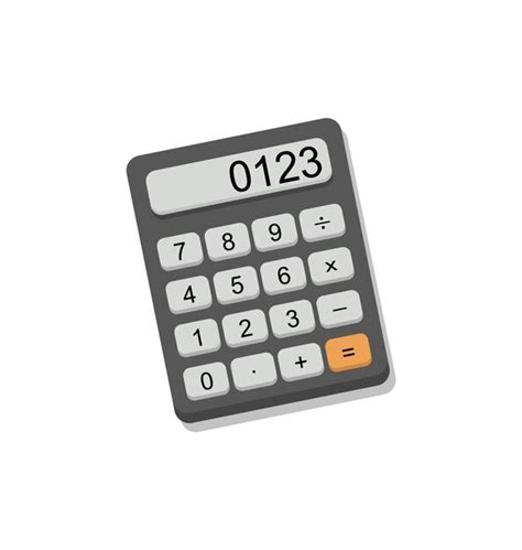 Premium Vector Calculator Flat Vector