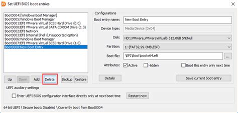 How To Manage EFI UEFI Boot Options With DiskGenius Free From Windows