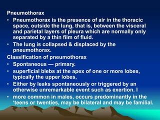Pneumothorax Ppt