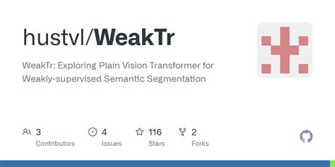 Github Hustvl Weaktr Weaktr Exploring Plain Vision Transformer For Weakly Supervised