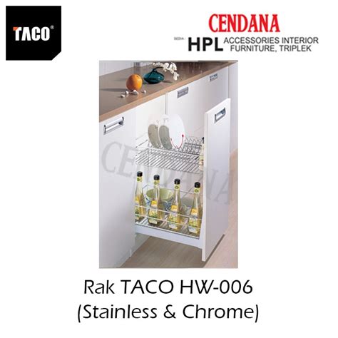 Jual Rak Piring Botol Dapur TACO HW I HW SS Shopee Indonesia
