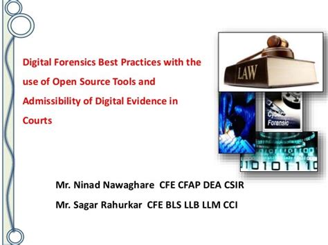 Digital Forensics Best Practices With The Use Of Open Source Tools An