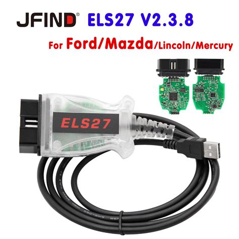เครื่องสแกนเนอร์รถยนต์ ELS27 V2.3.8 FORScan สําหรับ Ford PIC24HJ128GP ...