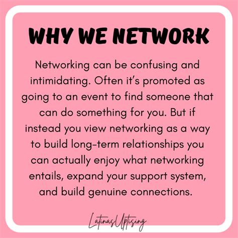 Whats The Point Understanding The Purpose Of Networking Latinas Uprising