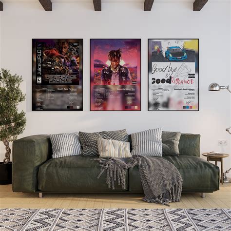 Cartel Del álbum Juice Wrld Cartel De Juice Wrld Paquete De álbumes