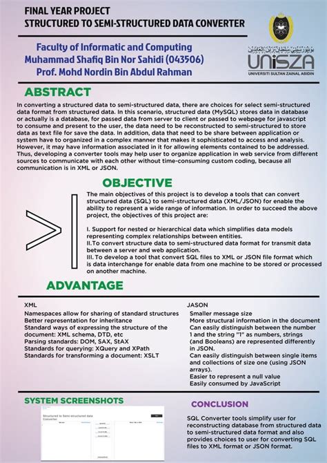 A Simple Tool For Converting Structured Data To Semi Structured Data