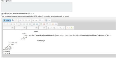 How To Install A Html Signature In Horde Webmail