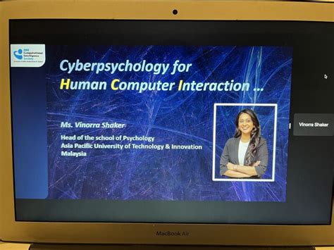 Vinorra Shaker On Linkedin Cyberpsychologyforhci Computerscience Human Technology