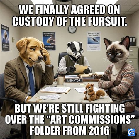 Furry Divorce Meme S And Images That Perfectly Capture Relationship