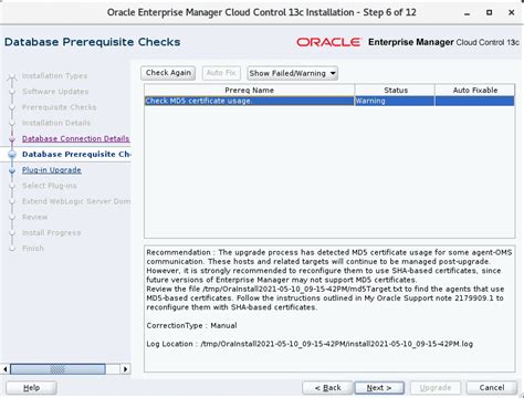 Upgrade Oracle Enterprise Manager To 13 5