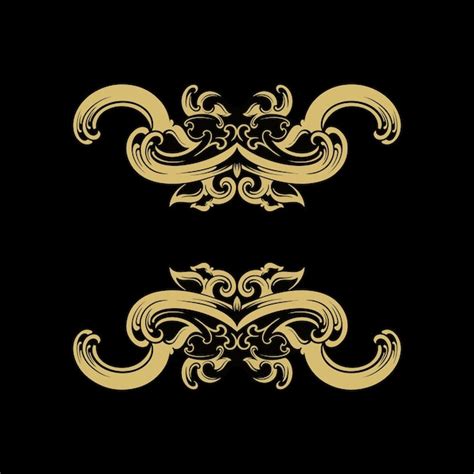 Premium Vector Vector Frame Ornament Vintage Classic Element Decoration