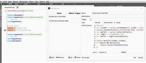 Texstudio Macro For Next Or Previous Label TeX LaTeX Stack Exchange
