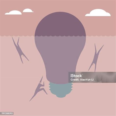 수중 조사 세 명의 사업가가 물 속으로 뛰어든다 전구 주위 깊은에 대한 스톡 벡터 아트 및 기타 이미지 깊은 다이빙 갈색 Istock