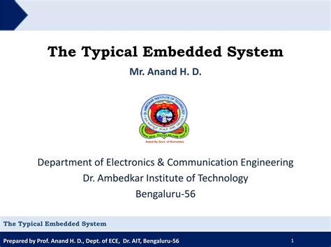 Typical Embedded System Ppt