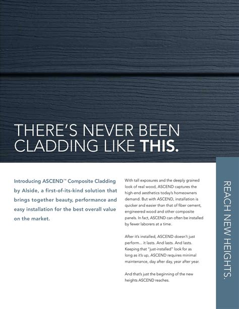Alside Catalogs ASCEND Composite Cladding Brochure ARCAT